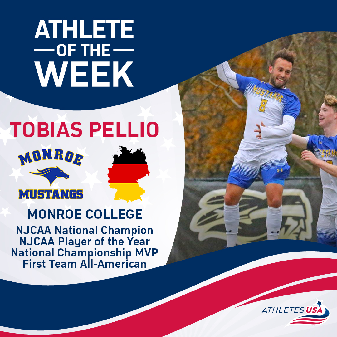 Student-Athlete of the Year - Tobias Pellio - Athletes USA